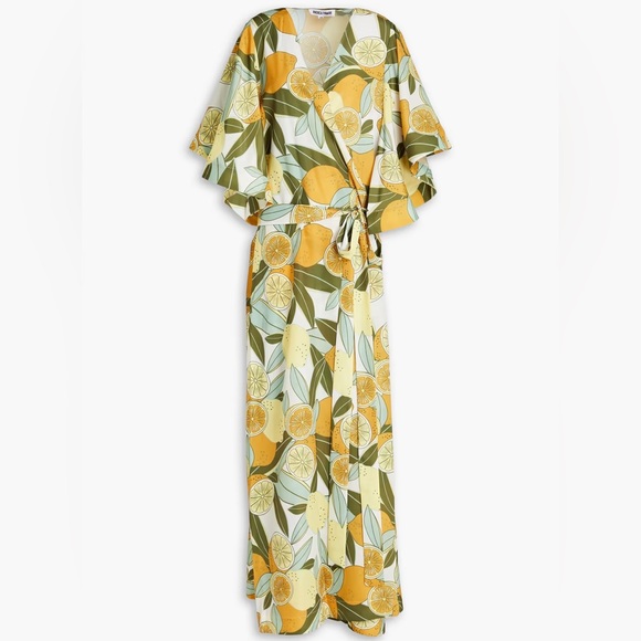 Andrea Iyamah | Swim | Andrea Iyamah Lemon Citrus Sarina Robe | Poshmark